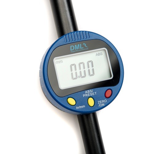 DML 0-50mm Digital Indicator 0.01mm Resolution 2" Inch Dial DTI Clock ...
