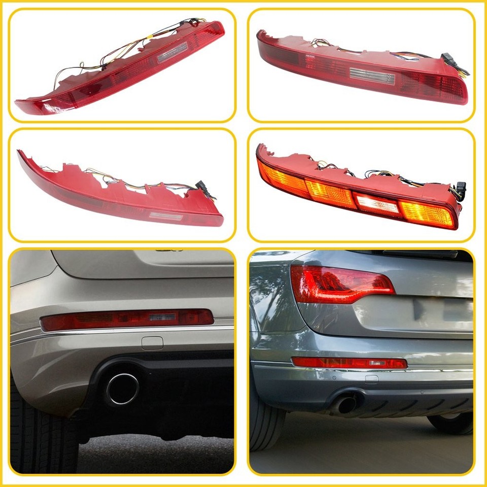For Audi Q7 2006-15 Left Side Rear Bumper Reverse Light Tail Fog Lamp w ...
