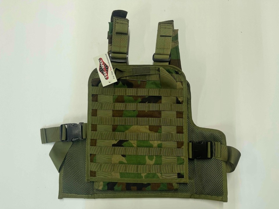 NEW Tru-Spec Plate Carrier Vest M81 Woodland | eBay
