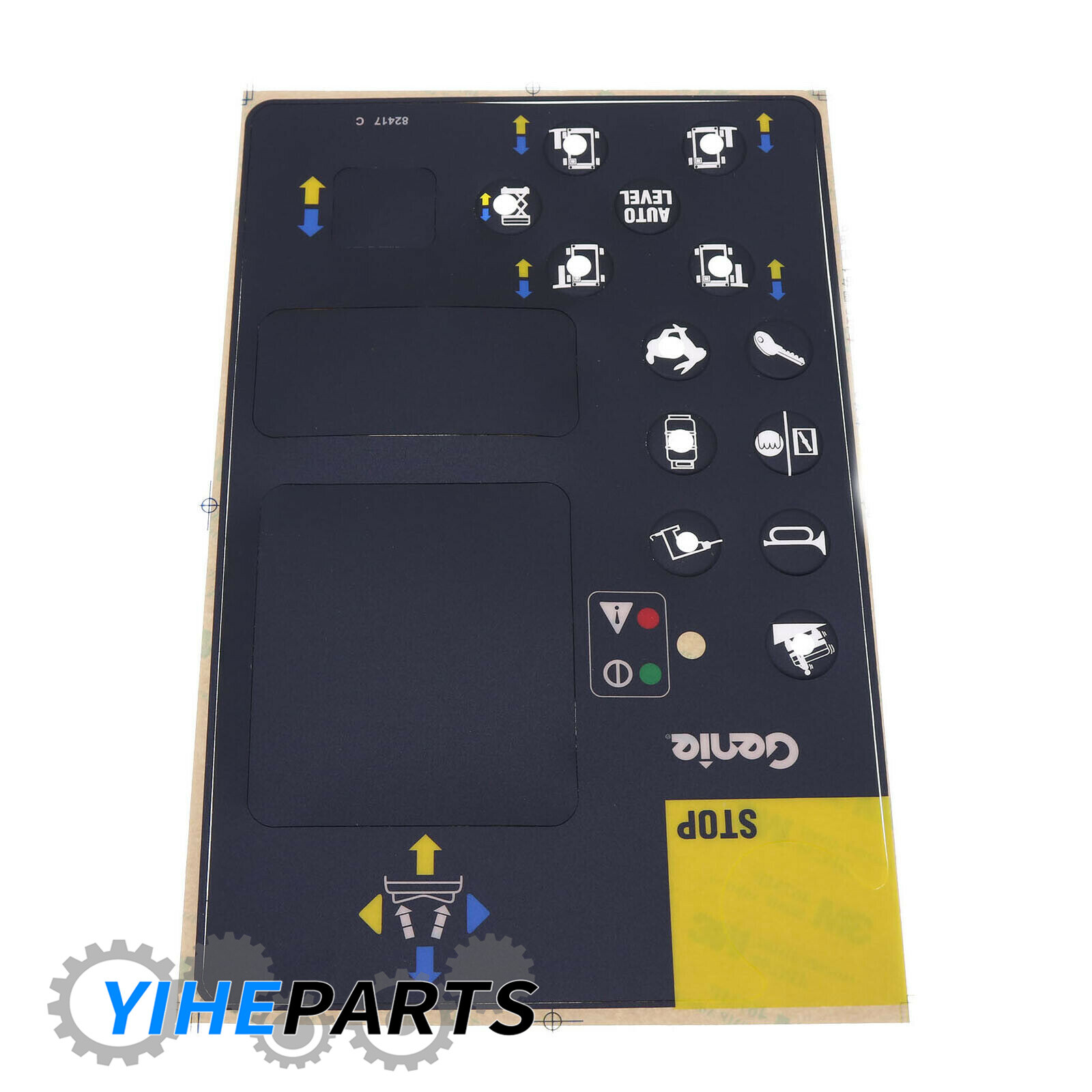 82417GT Platform Control Panel Decal for Genie GS-2668 GS-3268 GS-3390 ...