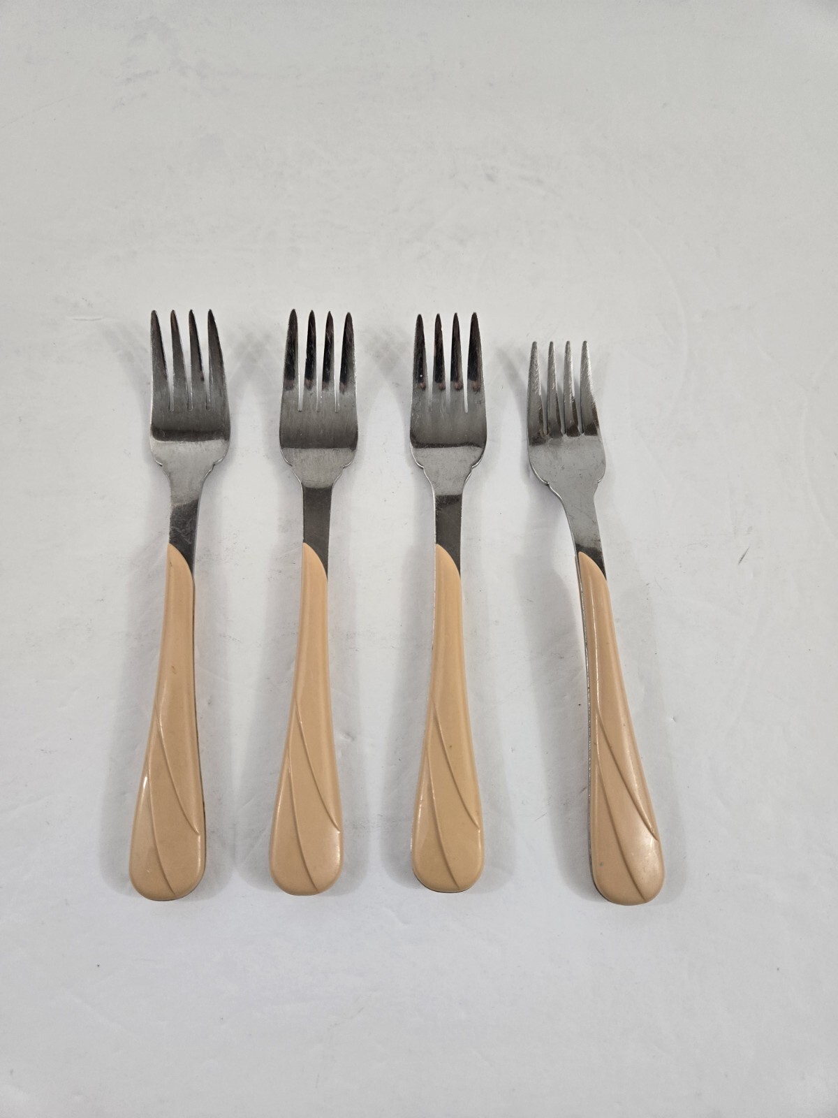 Fiesta Salad Forks Apricot Flatware Fiesta Ware Silverware Lot of 4 ...