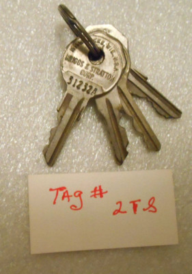 Vintage Old Original Model A Basco Briggs & Strattion Key Set 31232A ...