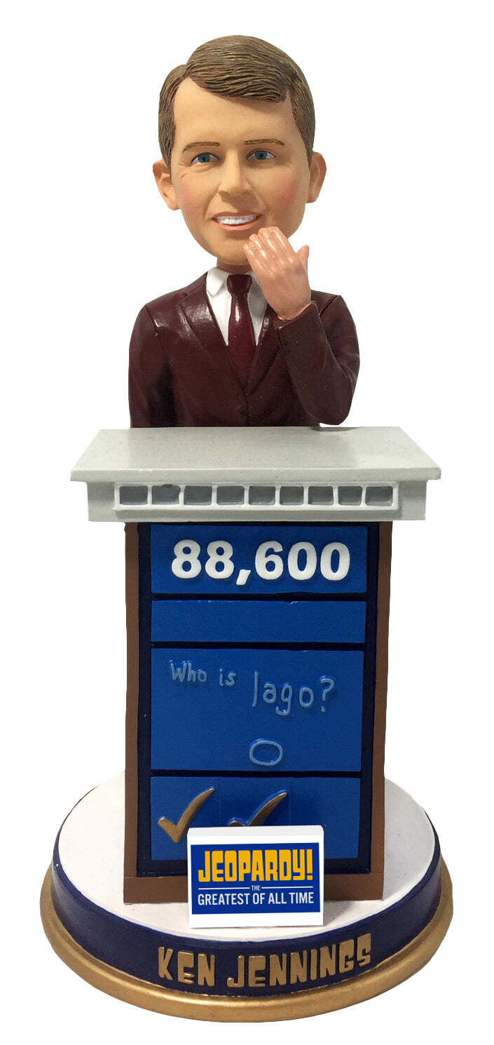 Ken Jennings Jeopardy Contestant Greatest of All Time GOAT Bobblehead ...