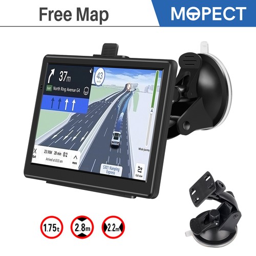 MOPECT 7 Inch Car Truck Sat Nav GPS Navigation HGV LVG Lifetime Free UK ...