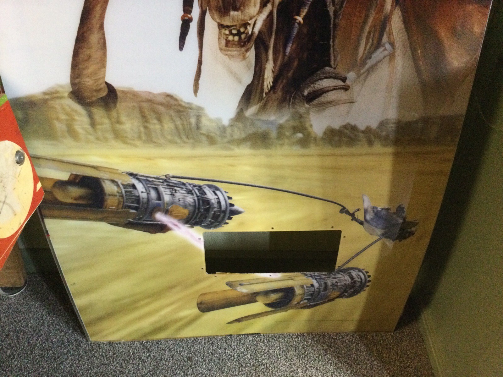 Star Wars Phantom Menace Pepsi Vending Pop Machine Plastic Sign ...