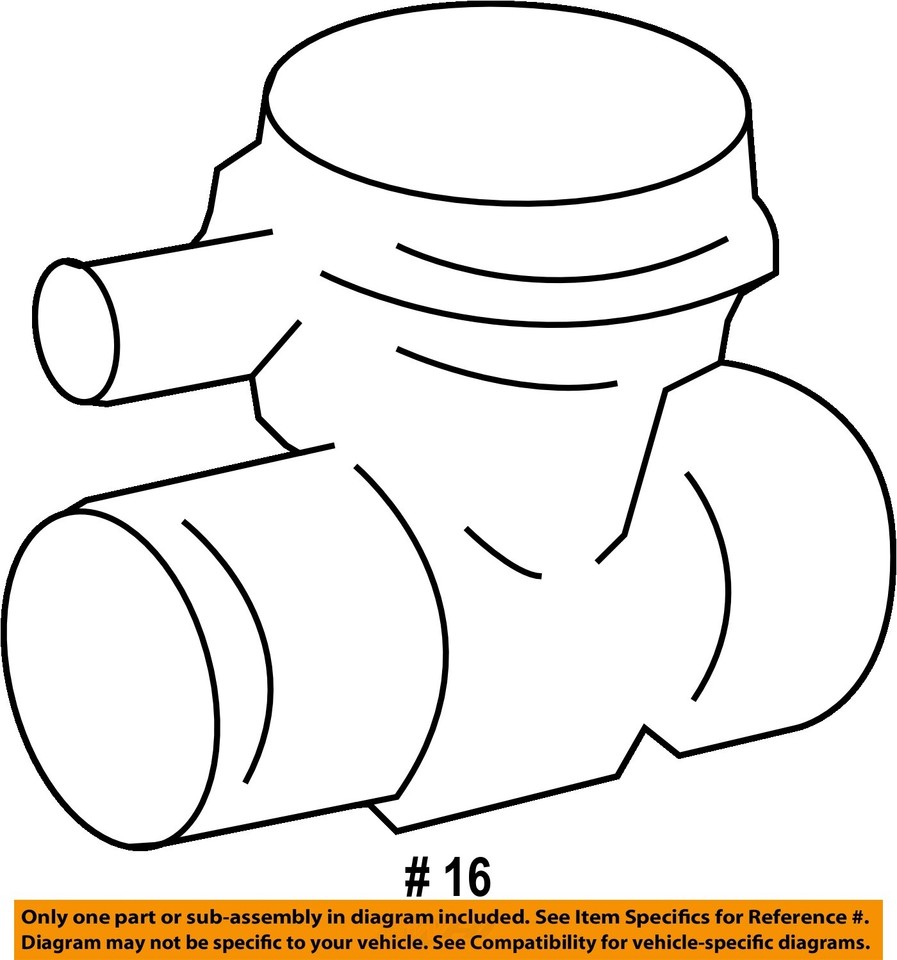 GM OEM Radiator Engine Coolant-Filler Neck 10344426 | eBay