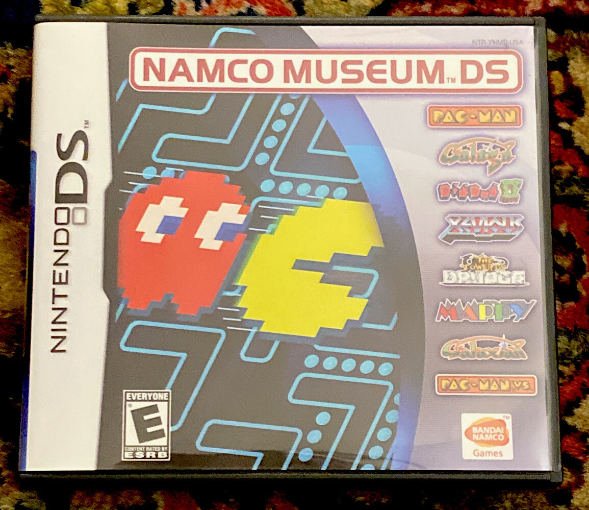 Namco Museum DS Pac Man Galaga Dig Dug More+ Nintendo DS COMPLETE Mint ...