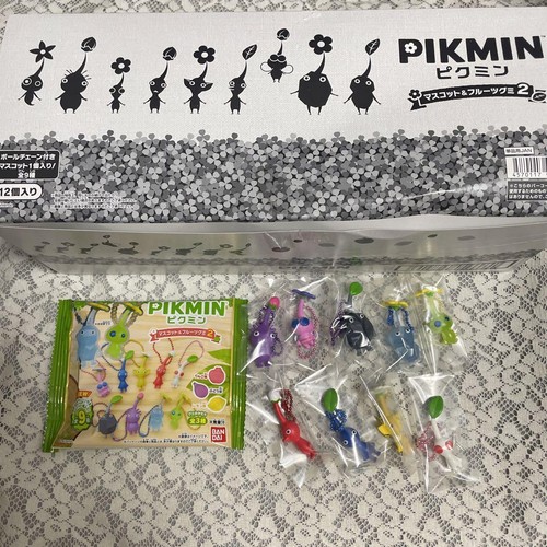 Pikmin Mascot Fruit Gummy 2 Complete Product Candy Toy With Box | eBay