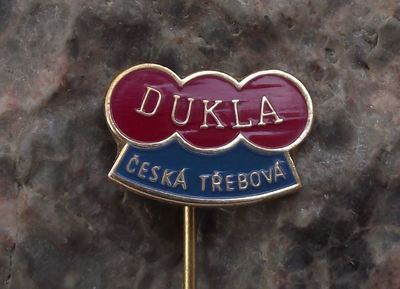 Antique Dukla Trebon FC Army Football Soccer Club Czechoslovakia Pin ...