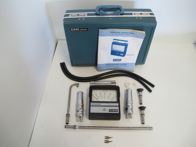 ALNOR 6006AP Velometer Air Velocity Meter With Accessories Tested for ...