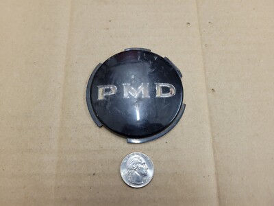 Pontiac PMD OEM Black Vintage Wheel Rim Hubcap Center Hub Emblem Badge ...