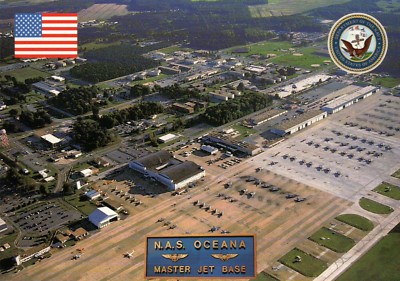 N.A.S. Oceana Master Jet Base Virginia Beach Airplane Military Airport ...