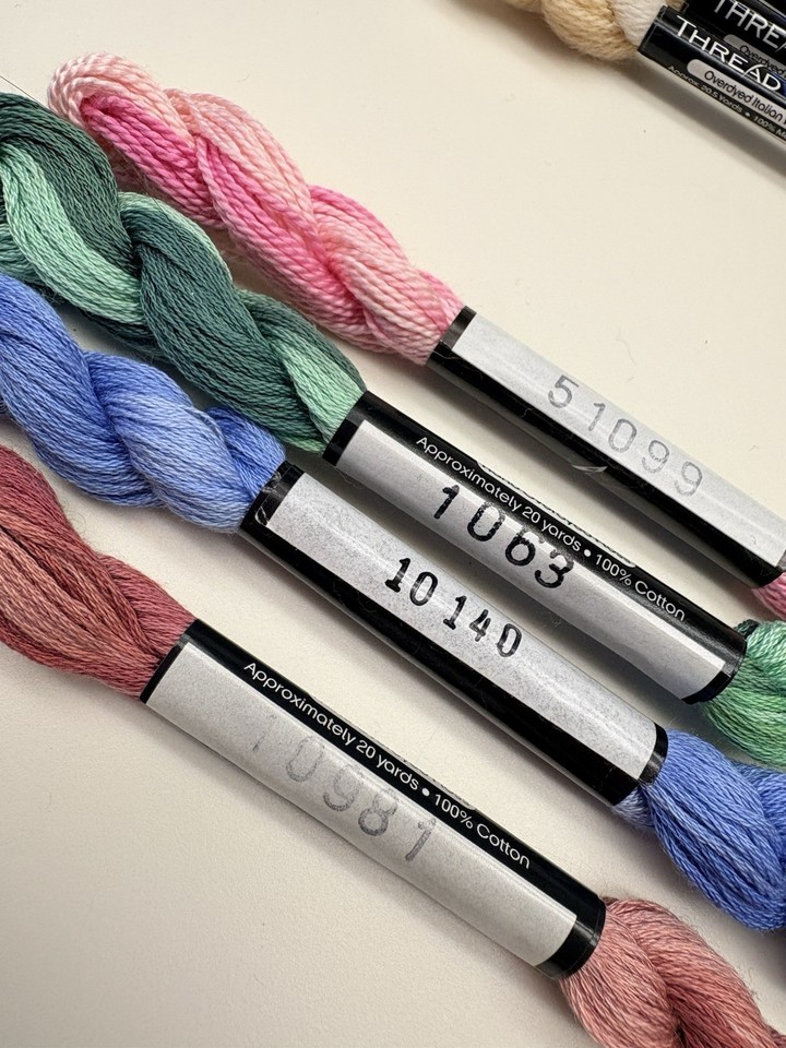 19 Threadworx Thread Worx Kreinik Tapestry Hand Overdyed Cotton Pearl ...