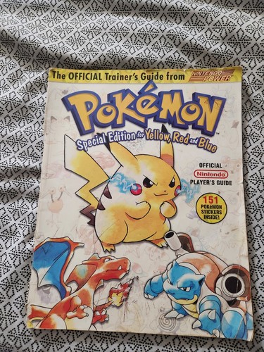 Pokemon: Special Edition with Yellow, Red and Blue Strategy Guide - No ...