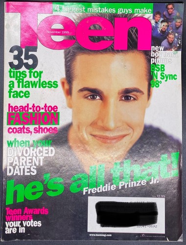Teen Magazine November 1999 - Freddie Prince Jr | eBay
