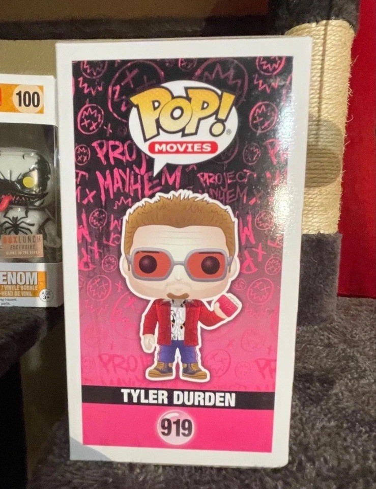 Funko Pop! Movies: Fight Club Tyler Durden Fight Club #919 Vaulted New ...