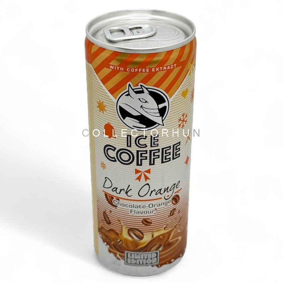 Hell Ice Coffee DARK ORANGE empty bottom opened can (250ml) Limited Edition | eBay