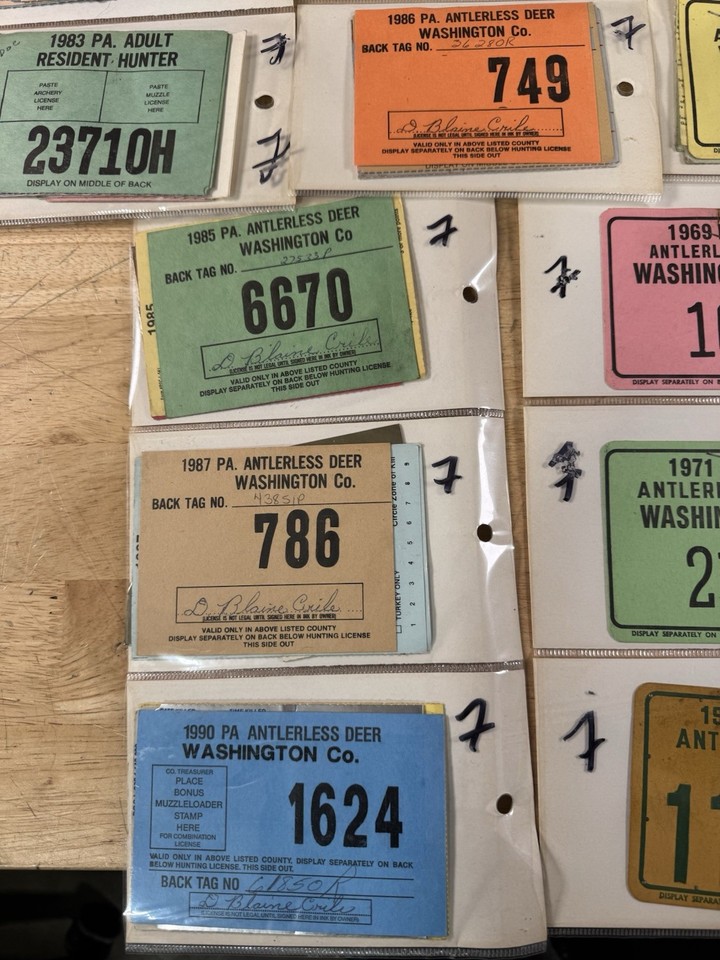 Vintage Estate Fresh Lot Of 42 1950’s-1990’s Pennsylvania Hunting ...