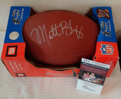 MATT BIRK Autographed Signed NFL Football JSA COA Wilson Ravens Vikings ...
