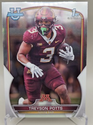 Treyson Potts 2022 Topps Bowman U No. 97 | eBay