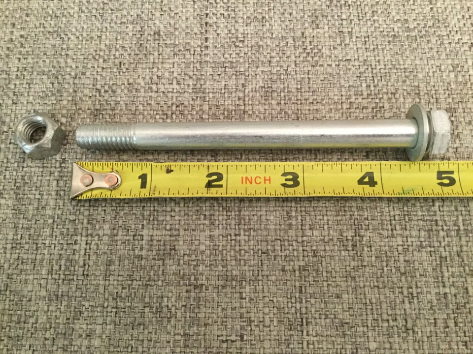 1965-74 Corvette Alternator Pivot BOLT WB 3/8-16x4-1/2" w/SAE Flat ...