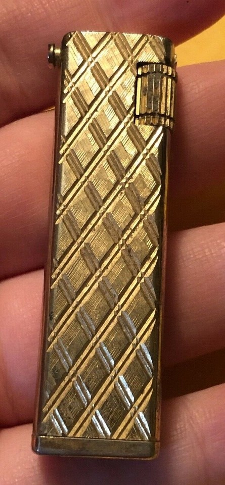 Vintage Kingstar Venus Gold Korea Made Cigarette Lighter Etched w ...