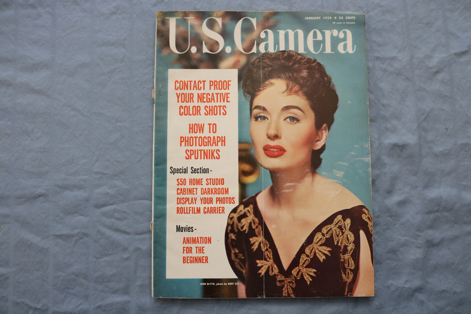 1958 JANUARY U.S. CAMERA MAGAZINE - ANN BLYTH COVER - SP 1195J | eBay