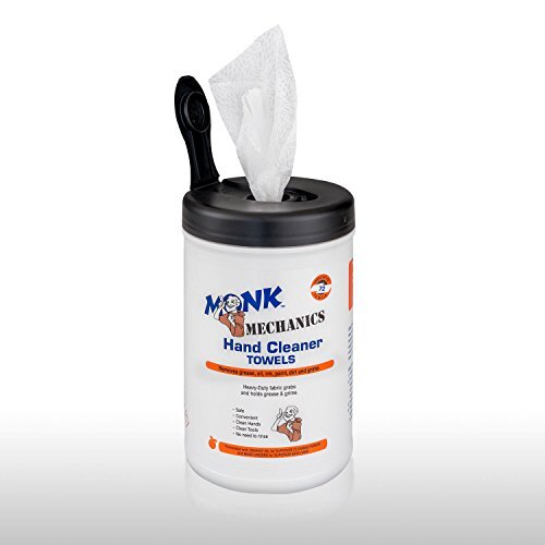 45072 Monk Mechanics Heavy Duty Wipes Large Shop Mechanic Wipes Multi ...