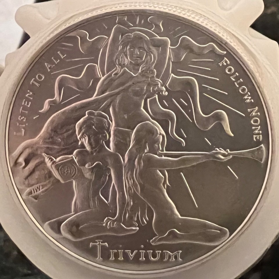 2024 1 oz .999 Fine Silver Shield Trivium Girls GSM in CAPSULE | eBay
