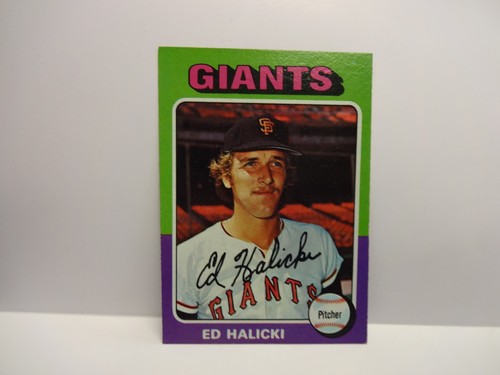 1975 Topps Baseball Ed Halicki Card # 467 San Francisco Giants | eBay