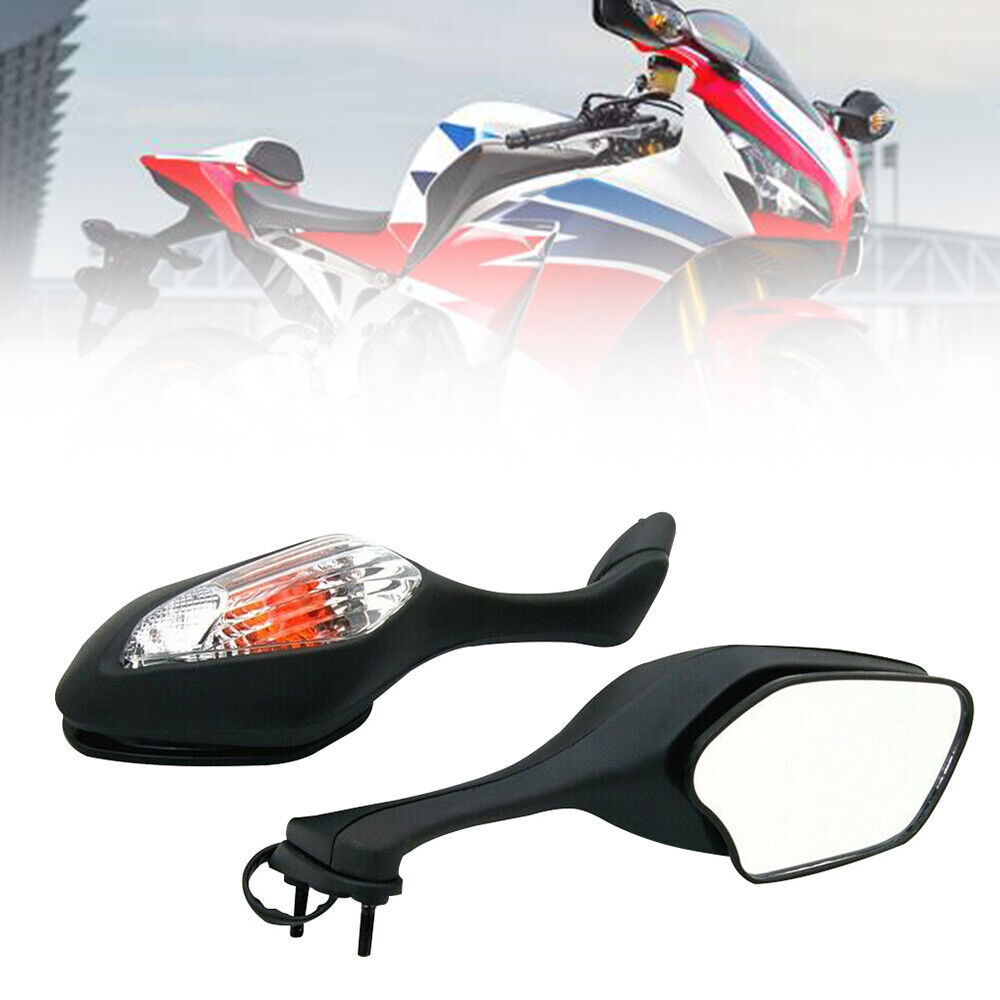 Rear Side Rearview Mirror Matte Black Mirror Fits For Honda CBR1000RR ...