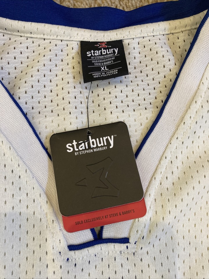 Stephon Marbury Starbury Jersey Sz XL Stitched Steve And Barrys NBA NWT! Rare!! 884060842806| eBay