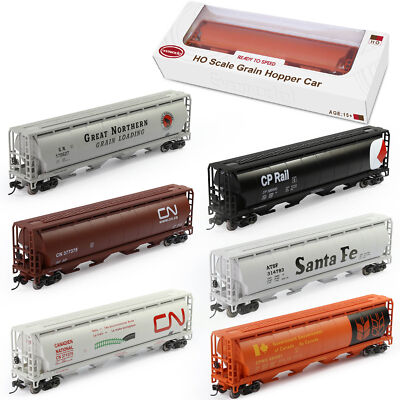 Evemodel Trains HO Scale 1:87 Cylindrical Covered Grain Hopper Car ...