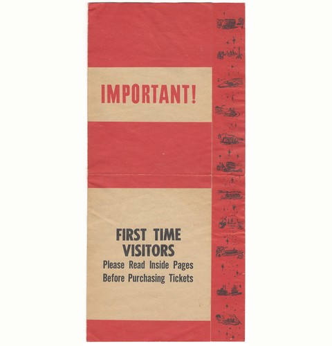 Vintage Disneyland Ticket Books Prices and Information Parking Lot ...