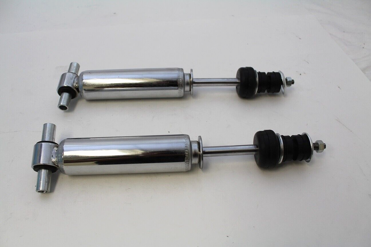 Mustang II IFS Front Shocks Chrome Finish Hot Rod Street Pair | eBay