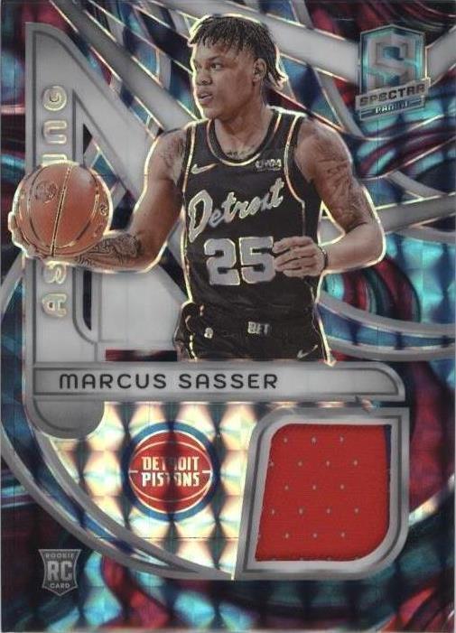 2023-24 Panini Spectra - Aspiring Patches Marcus Sasser #ASP-MSA ...