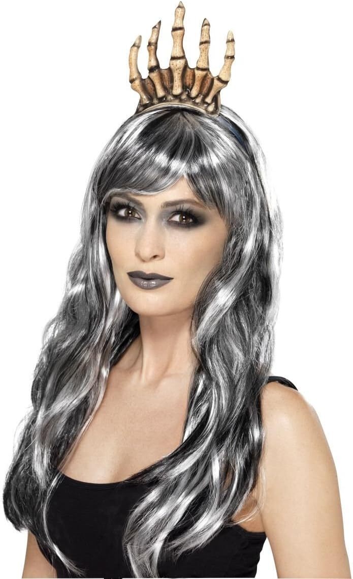 Voodoo Bone Crown Skeleton Hand Fancy Dress Halloween Adults Ladies | eBay