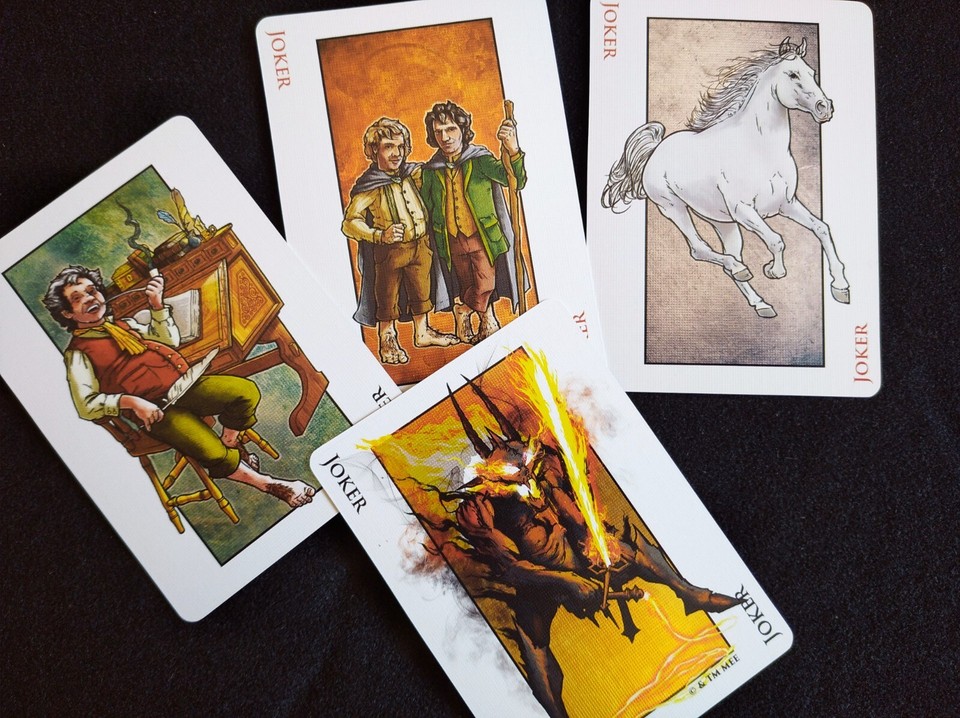 LOTR One Deck To Rule Them All Playing Cards by KWP - Limited, Rare ...