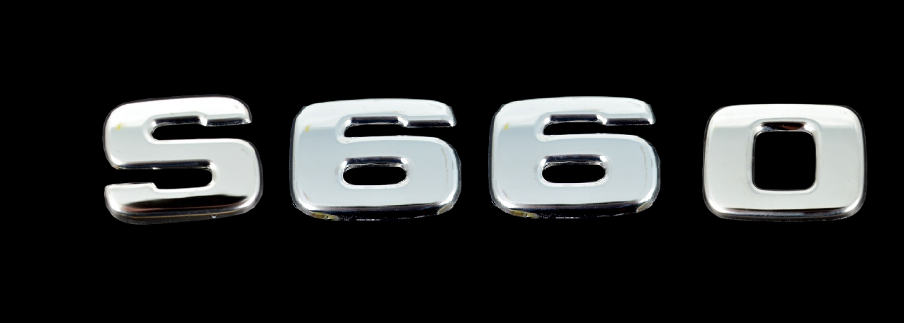 Set of 3D Stainless Steel S660 Numbers Letters for Scania NextGen S ...