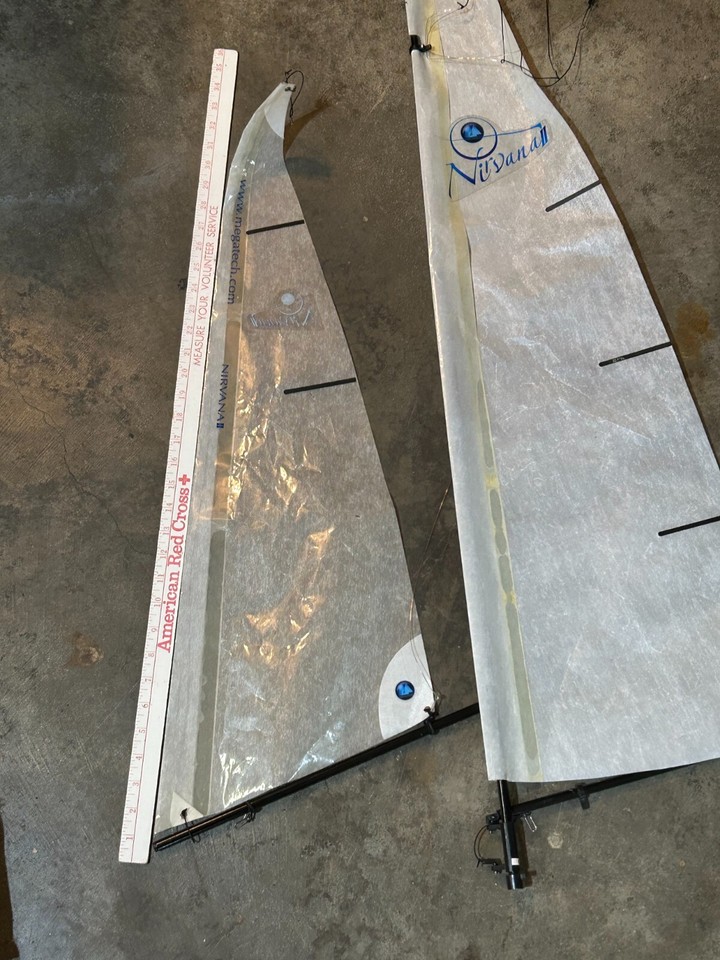 Megatech NIRVANA II Regatta R/C 33" Sail Boat RACING SLOOP Yacht PARTS ...