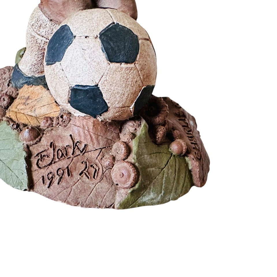 Vtg 1991 Tom Clark Gnome "Charlie" Scoccer Player hand signed | eBay