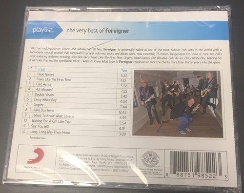 Playlist: Very Best of by Foreigner (CD, 2016) for sale online | eBay