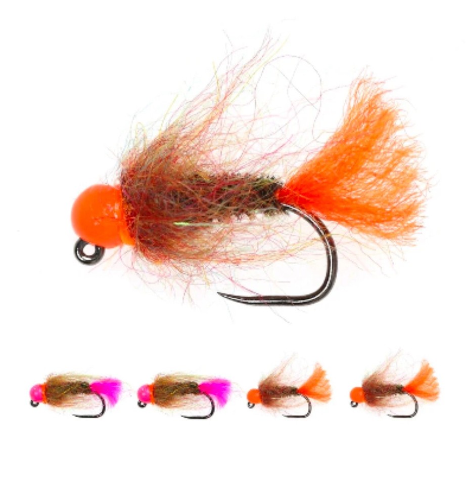 48PCS Fly Fishing Flies Nymph Kit Tungsten/Copper Jig Euro Nymphs | eBay