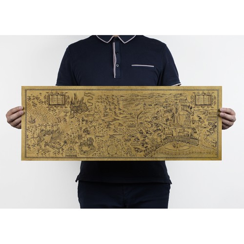 Retro Antique Poster Vintage Style Picture Wizarding World of Harry ...