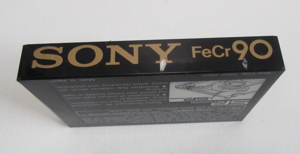 Sony FeCr 90 Type III Position Cassette Tape Made in Japan - New | eBay