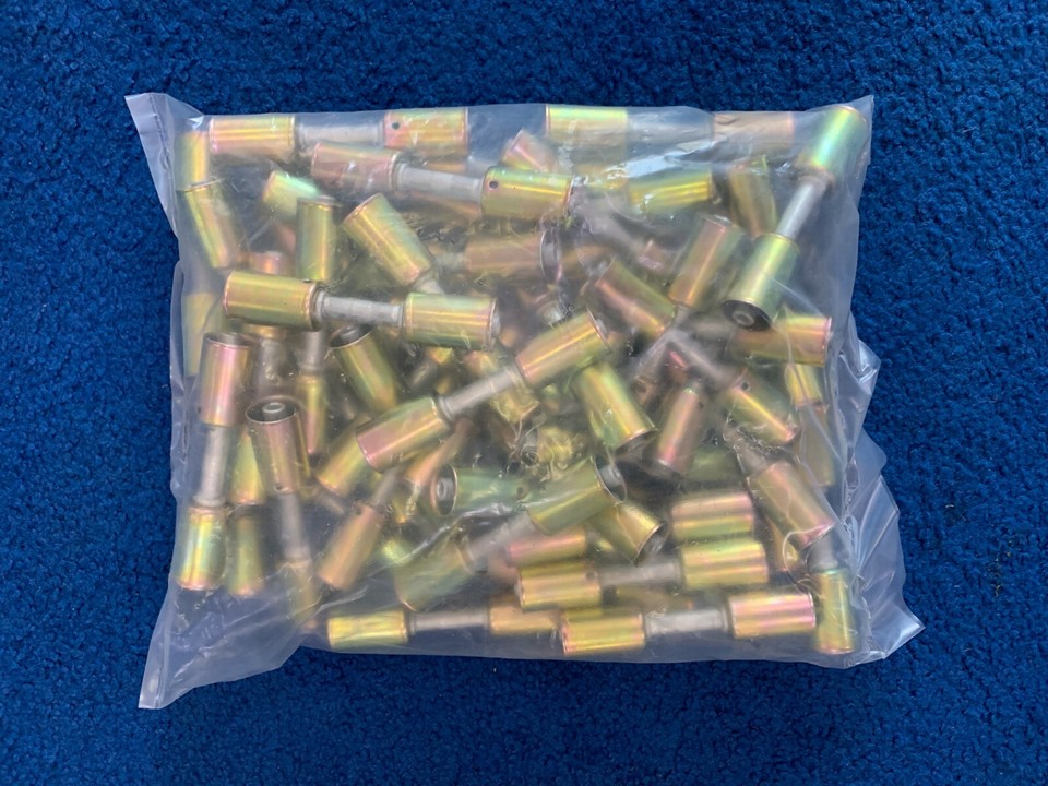 50 Fitting Beadlock Splice Crimp On #8 Straight Barrier Hose Splice ...