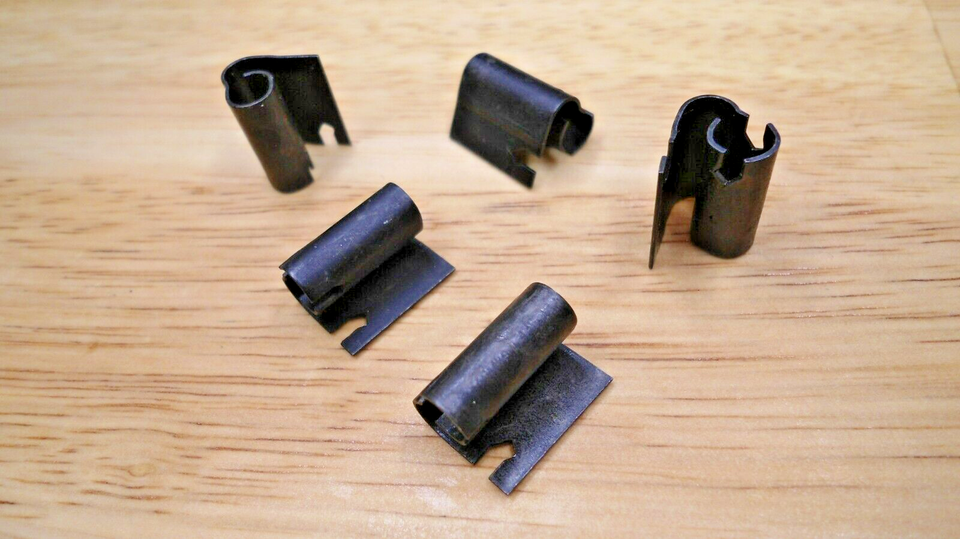 5 NOS HEATER CONTROL CABLE CLIPS! FOR A/B/C/E BODY MOPAR CUDA DUSTER ...