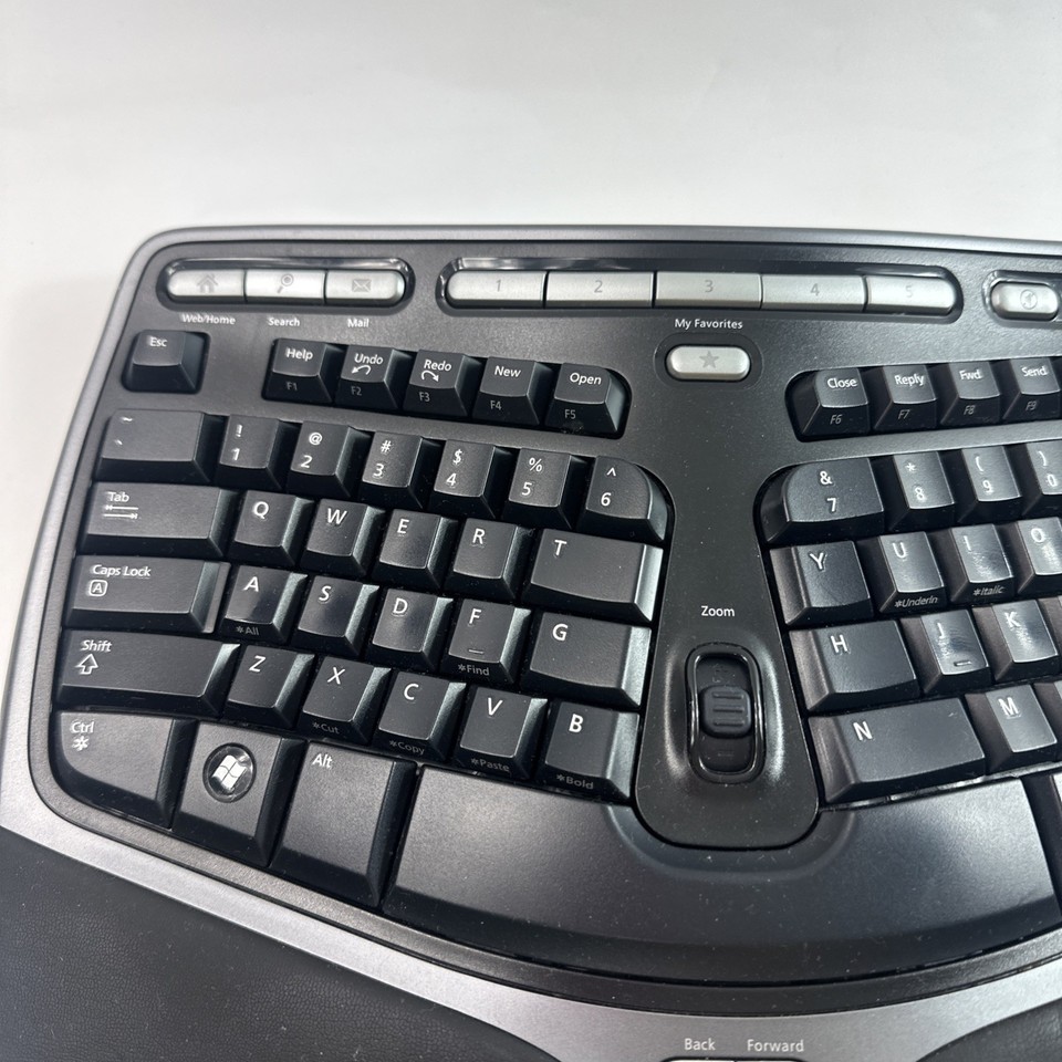 Microsoft Natural Ergonomic Keyboard 4000 v1.0 KU-0462 USB | eBay