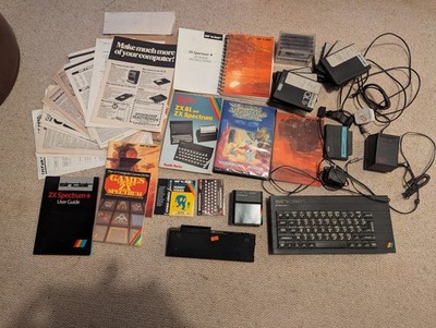 Sinclair ZX Spectrum + plus Bundle. Microdrive, games, Manuals ...