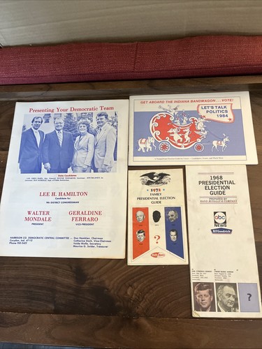 VINTAGE PRESIDENTIAL ELECTION GUIDES -1968-1972-1984 | eBay